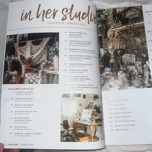 in my studio | Design | In Her Studio Magazine 222 | Poshmark